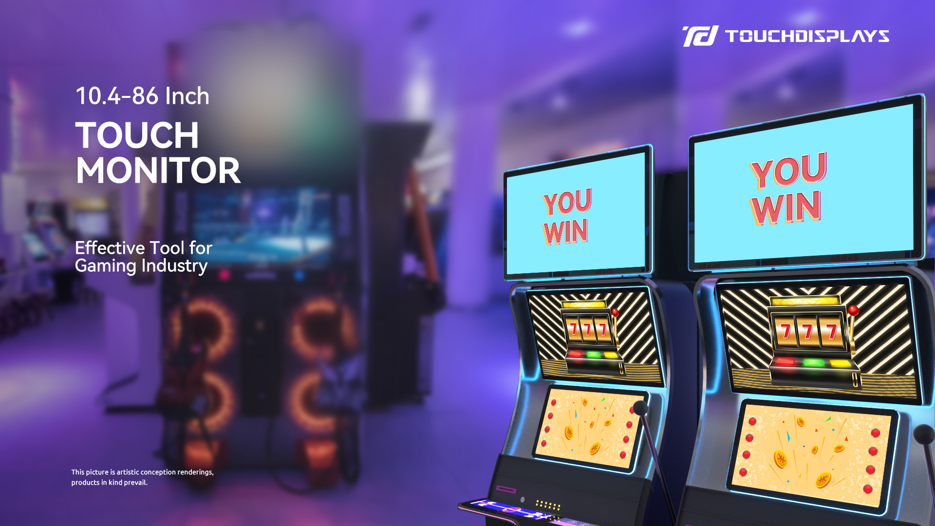 News - Touch Monitors in the Gaming Field